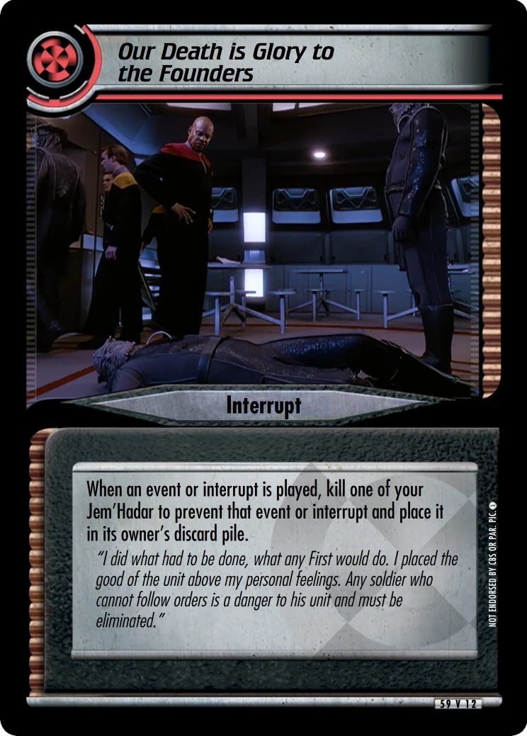 Our Death is Glory to the Founders (Errata) (SSK) | CardGuide Wiki | Fandom