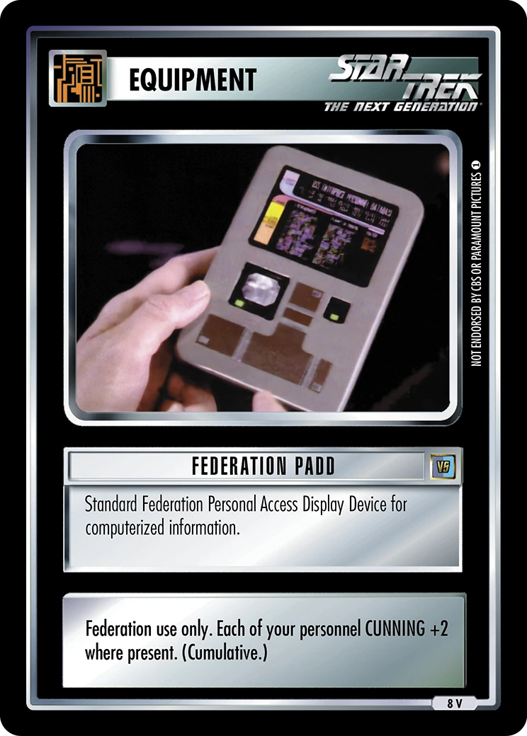 Federation PADD (SFLS) | CardGuide Wiki | Fandom