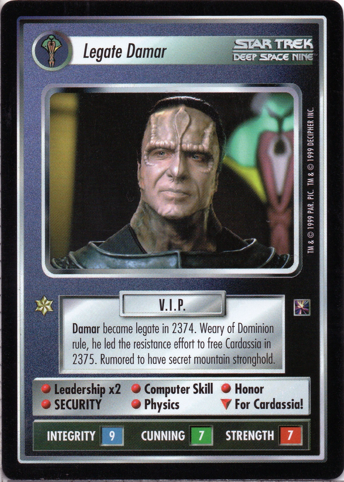 Legate Damar (2A) | CardGuide Wiki | Fandom