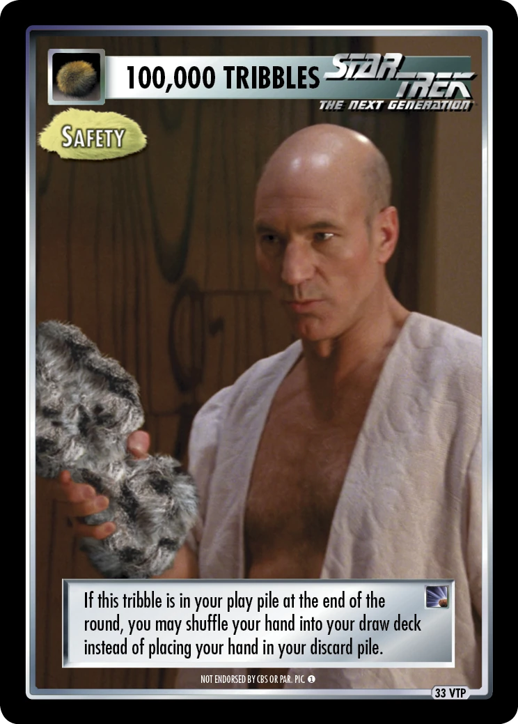 100,000 Tribbles - Safety (VP) | CardGuide Wiki | Fandom