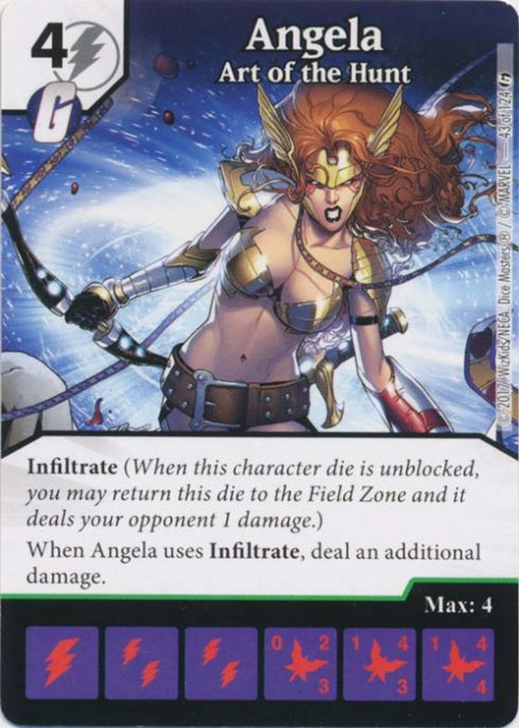 Angela Art Of The Hunt Gotg Cardguide Wiki Fandom