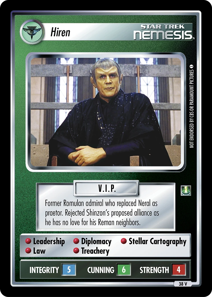 Hiren (NEM) | CardGuide Wiki | Fandom