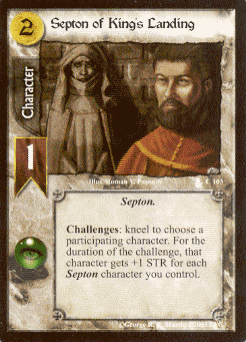 Septon of King's Landing (AToB) | CardGuide Wiki | Fandom