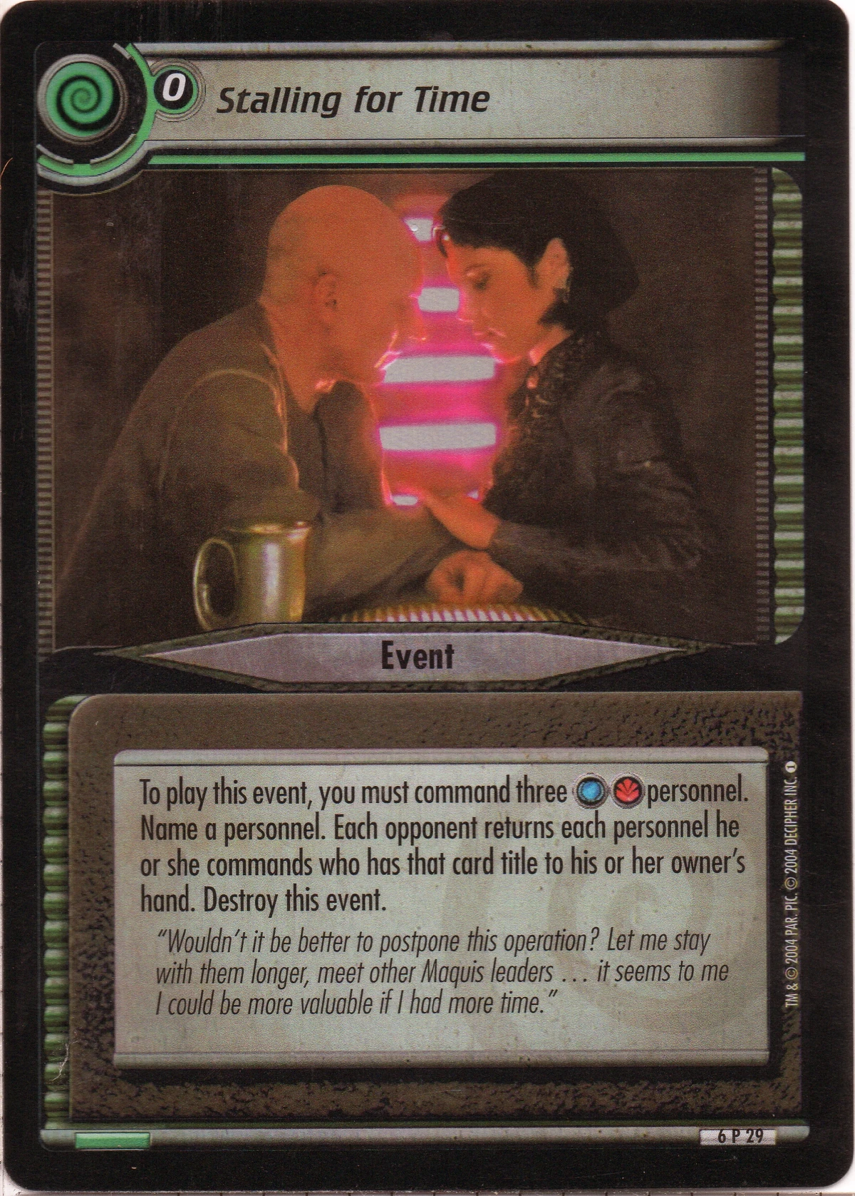 Stalling for Time (RF2) | CardGuide Wiki | Fandom