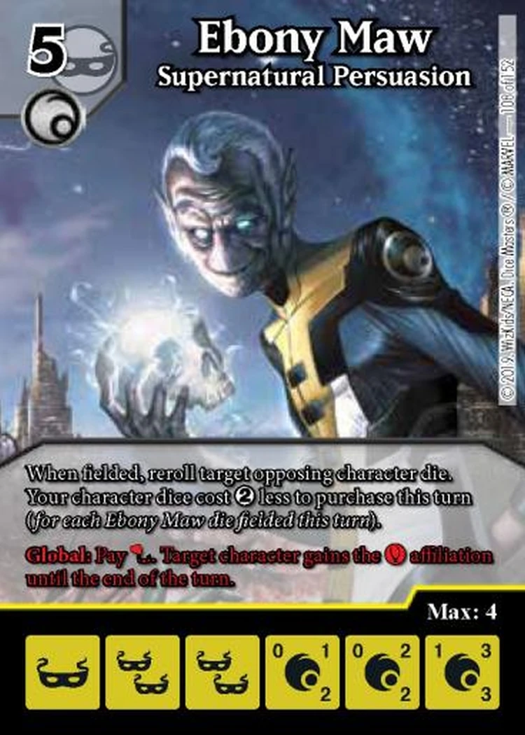 Ebony Maw - Supernatural Persuasion (AIGDP) | CardGuide Wiki | Fandom