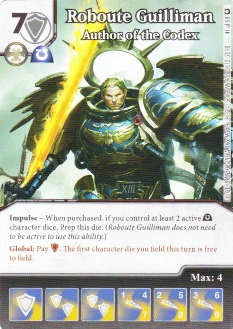 Roboute Guilliman - Author of the Codex (BFUCB) | CardGuide Wiki | Fandom
