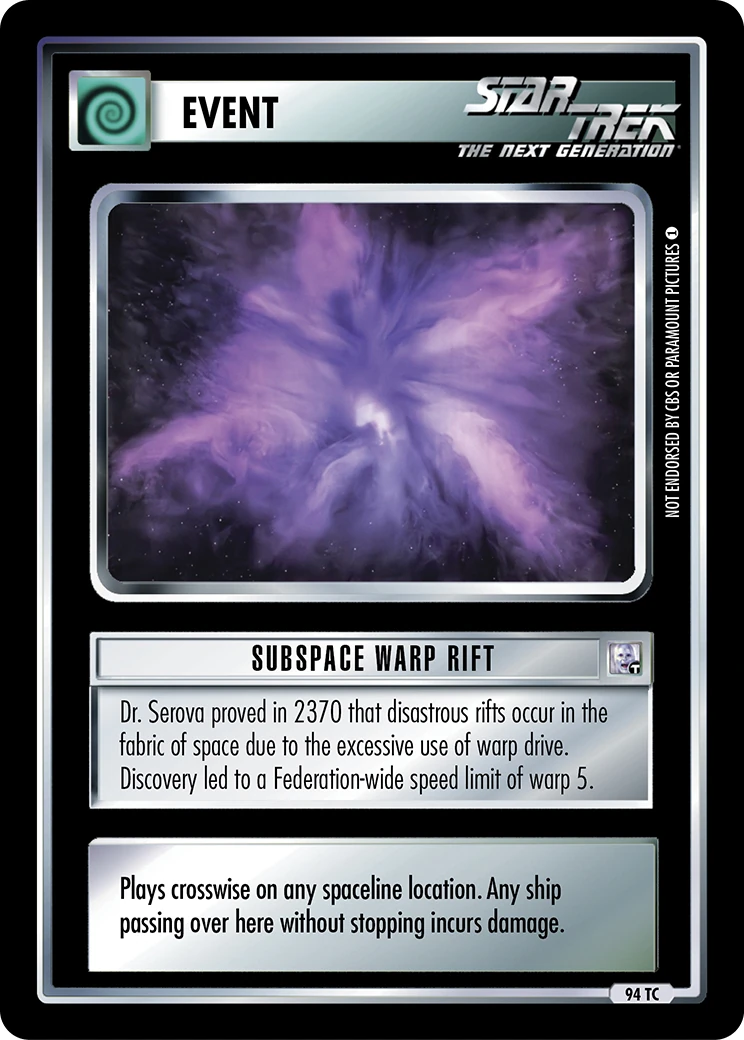 Subspace Warp Rift (PT) | CardGuide Wiki | Fandom