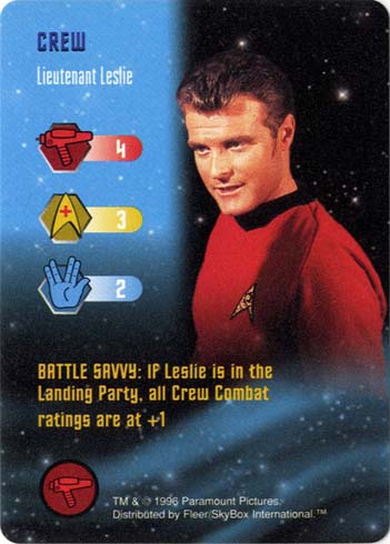 Lieutenant Leslie (ST) | CardGuide Wiki | Fandom