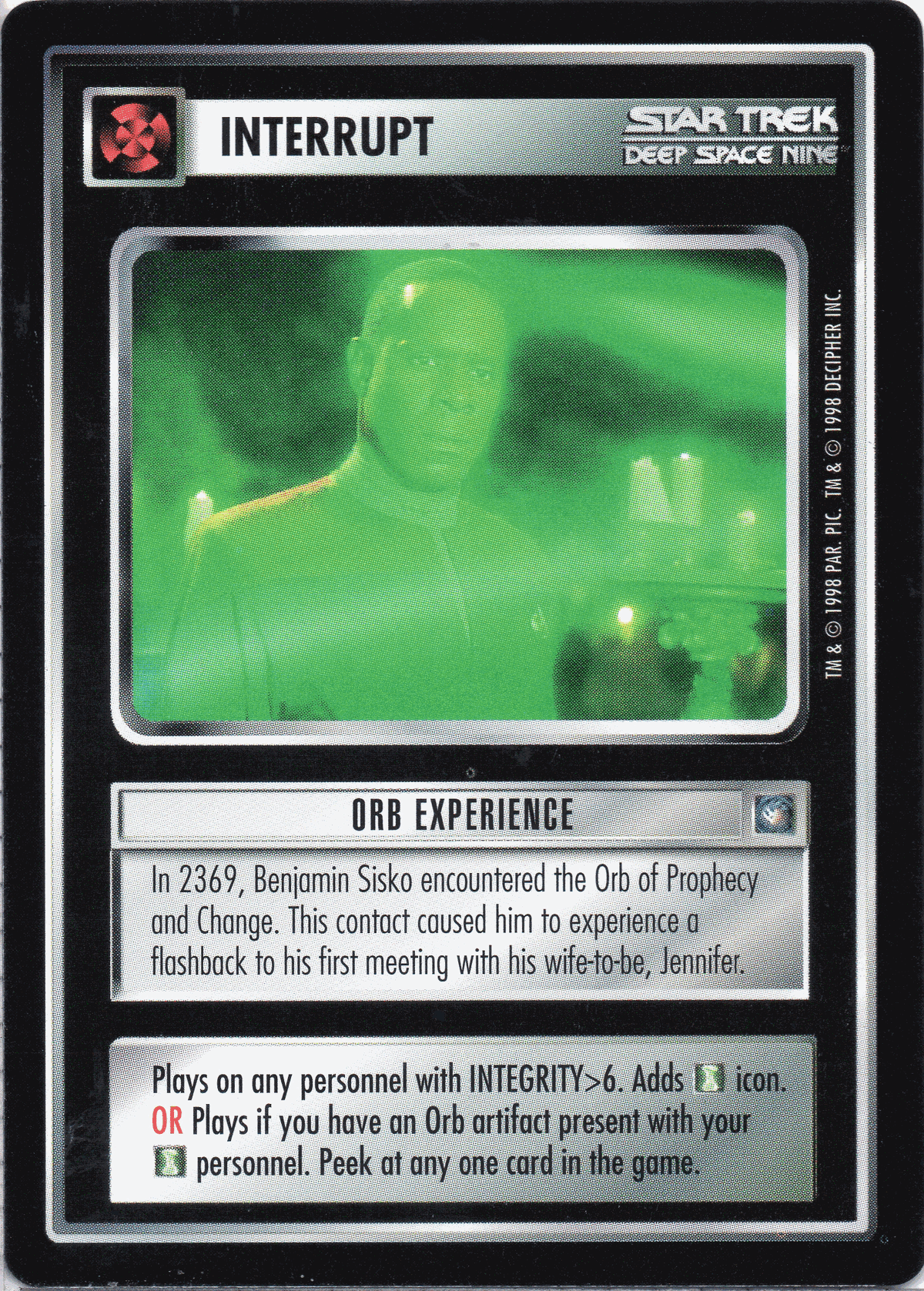 Orb Experience Ds9 Cardguide Wiki Fandom