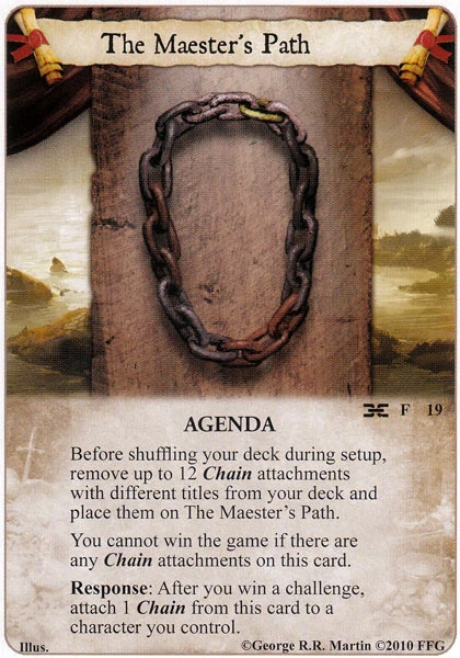 The Maester's Path (GotC) | CardGuide Wiki | Fandom