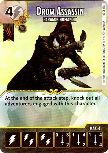 Drow Assassin - Paragon Humanoid (BFF) | CardGuide Wiki | Fandom
