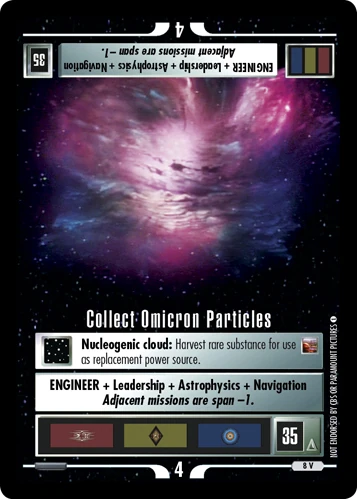 Collect Omicron Particles (HF4) | CardGuide Wiki | Fandom