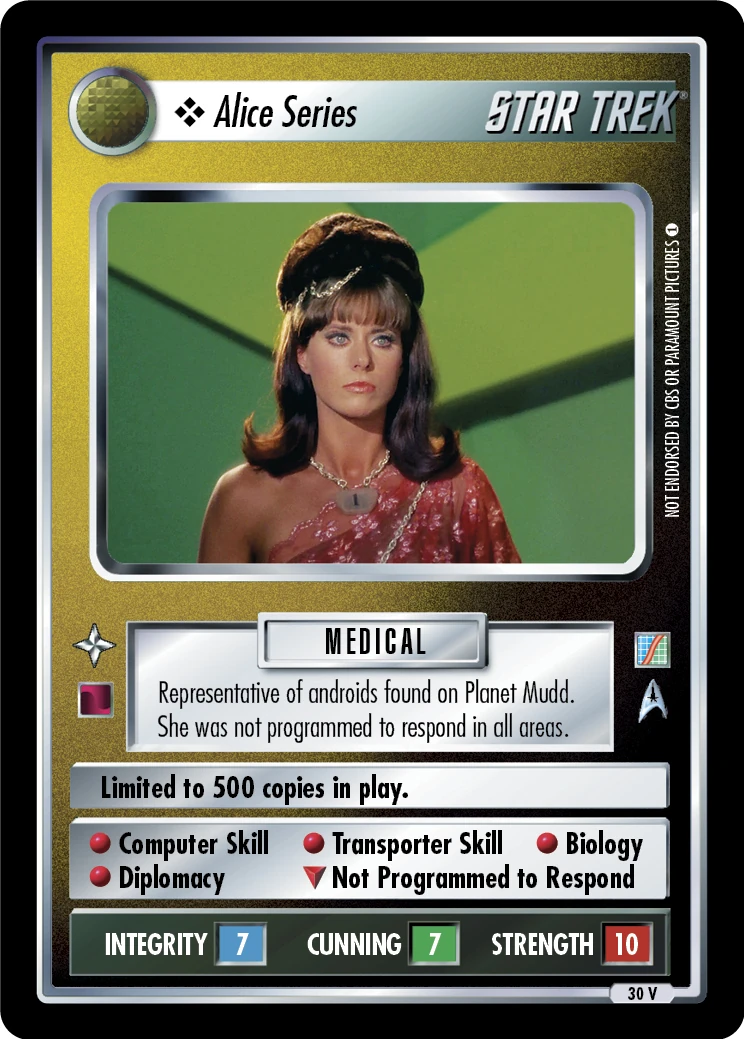Alice Series (TNZ) | CardGuide Wiki | Fandom