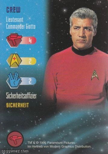 Lieutenant Commander Giotto (ST) (DE) | CardGuide Wiki | Fandom