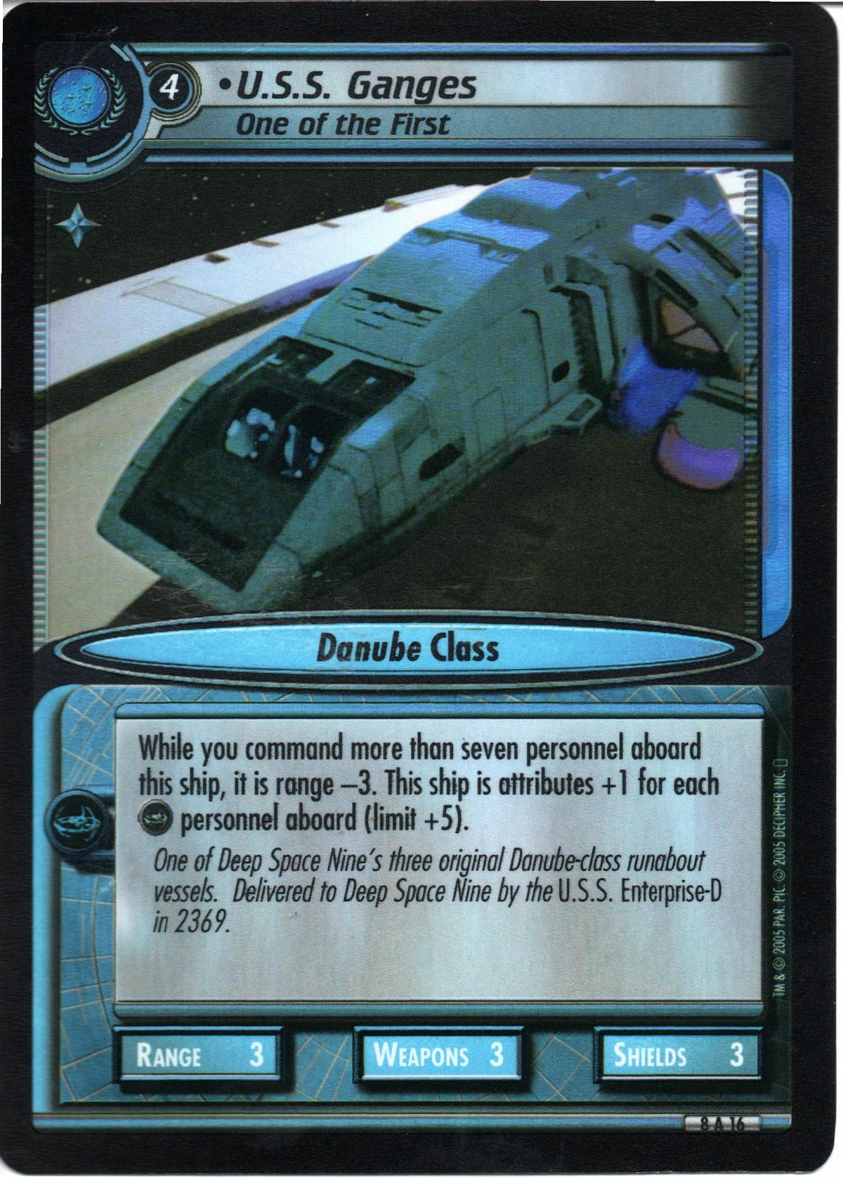 U.S.S. Ganges - One of the First (Archive) | CardGuide Wiki | Fandom