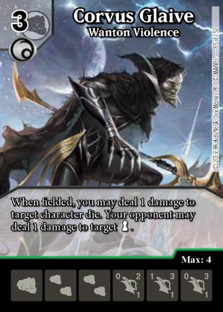 Corvus Glaive Wanton Violence Aigdp Cardguide Wiki Fandom