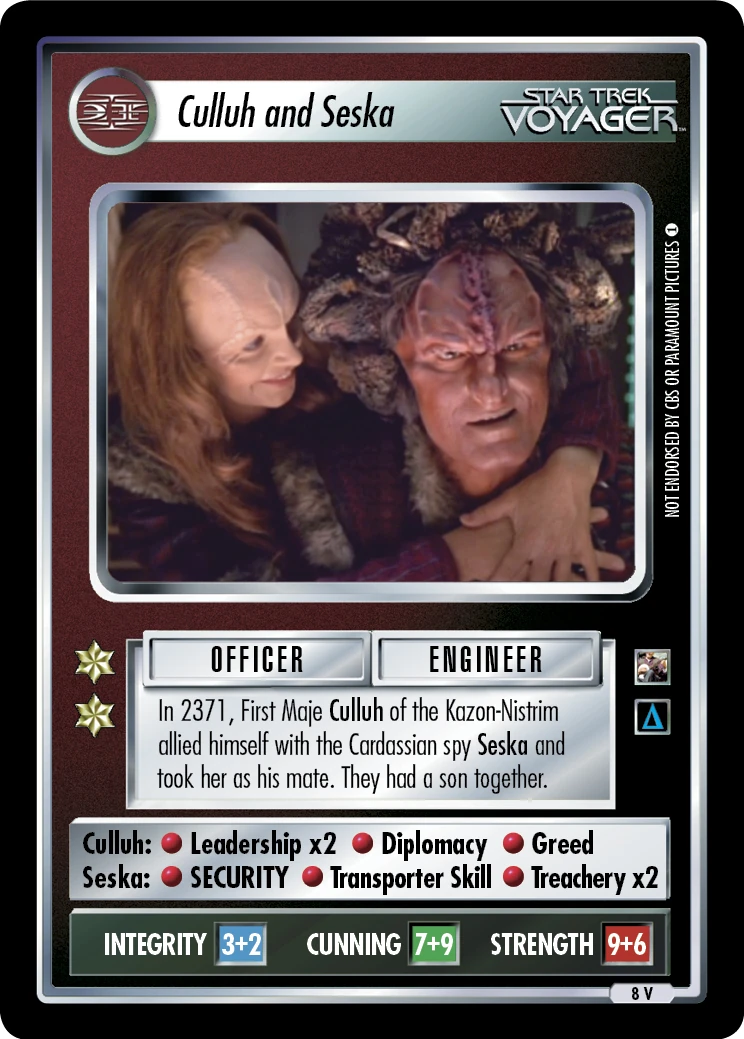 Culluh and Seska (TG) | CardGuide Wiki | Fandom