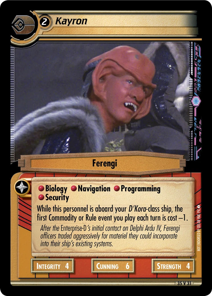 Kayron (FotE) | CardGuide Wiki | Fandom