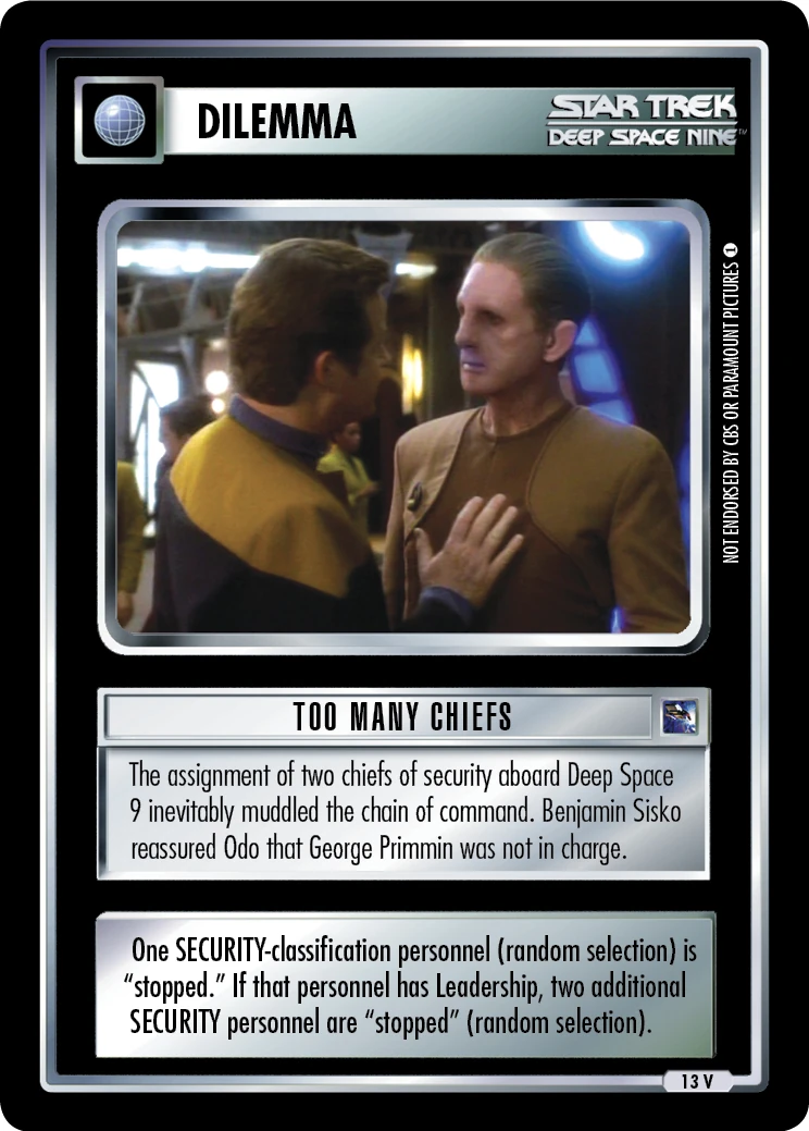 Too Many Chiefs (EM) | CardGuide Wiki | Fandom