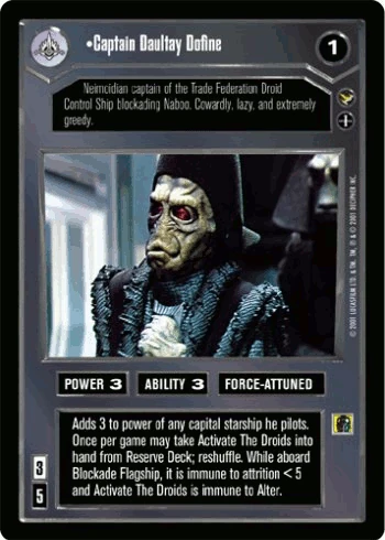 Captain Daultay Dofine | CardGuide Wiki | Fandom