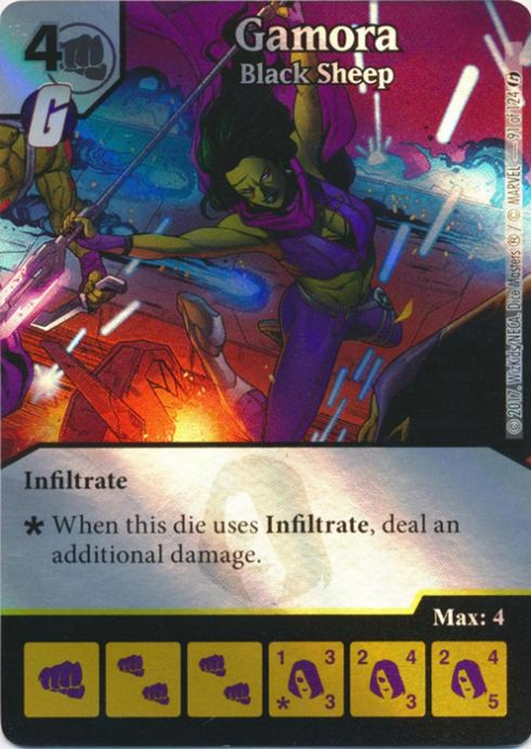 Gamora Black Sheep Gotg Foil Cardguide Wiki Fandom