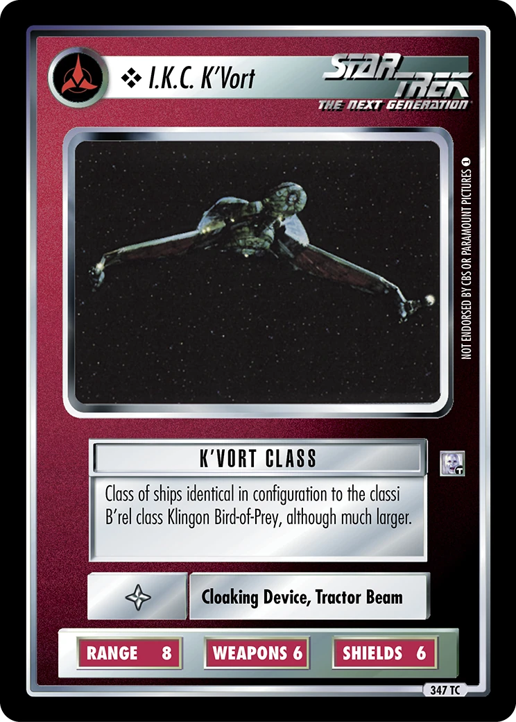 I.K.C. K'Vort (PT) | CardGuide Wiki | Fandom