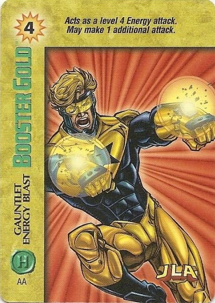 Booster Gold - Gauntlet Energy Blast (JLAOP) | CardGuide Wiki | Fandom