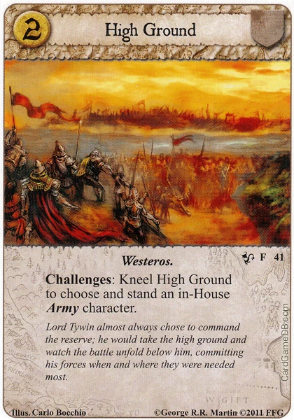 High Ground (QoD) | CardGuide Wiki | Fandom