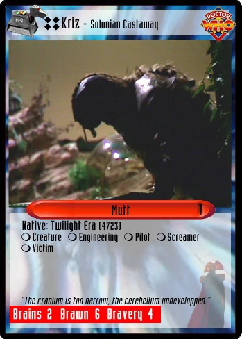 Kriz - Solonian Castaway (LoT) | CardGuide Wiki | Fandom