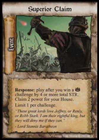 Superior Claim (ASoS) | CardGuide Wiki | Fandom