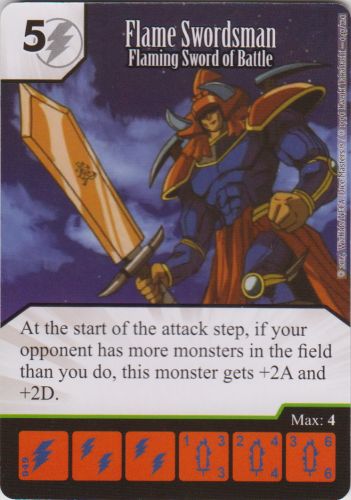 Flame Swordsman Flaming Sword Of Battle Ygo Cardguide Wiki Fandom