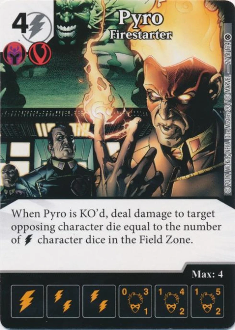 Pyro - Firestarter (XMFC) | CardGuide Wiki | Fandom