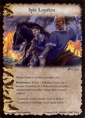 Split Loyalties (AHoTa) | CardGuide Wiki | Fandom