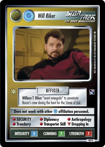Will Riker (TNG) | CardGuide Wiki | Fandom