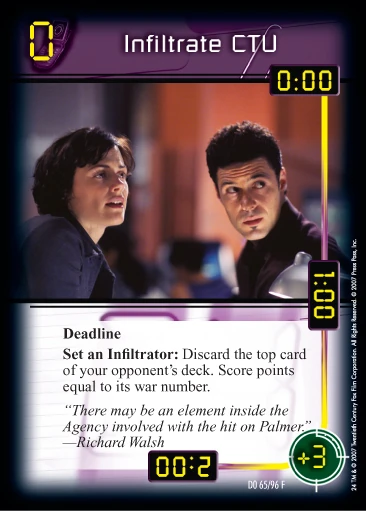 Infiltrate CTU (D0) | CardGuide Wiki | Fandom