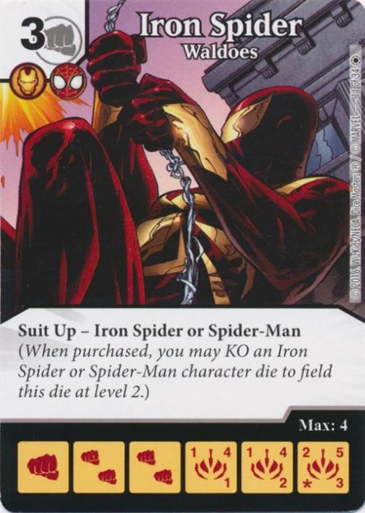 Iron Spider - Waldoes (IM&WMSS) | CardGuide Wiki | Fandom
