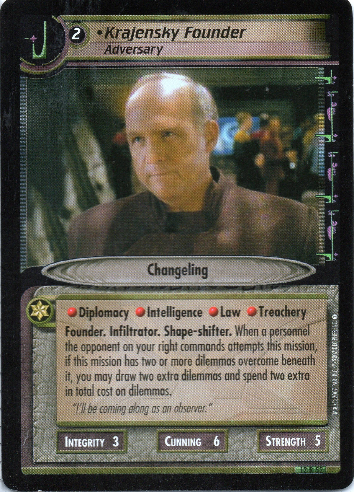 Krajensky Founder - Adversary (TATV) | CardGuide Wiki | Fandom