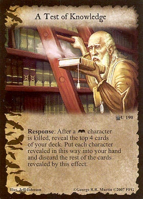 A Test of Knowledge (FKE) | CardGuide Wiki | Fandom