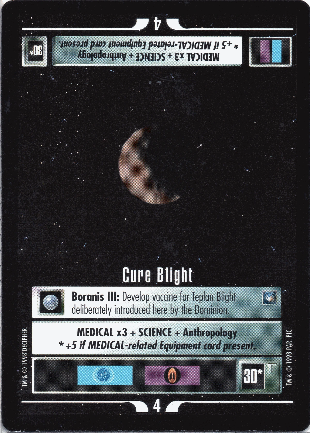 Cure Blight (DS9) | CardGuide Wiki | Fandom