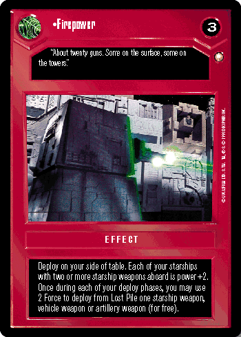 Firepower (SE) | CardGuide Wiki | Fandom