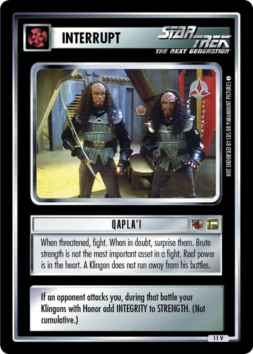 Qapla'! (HF3) | CardGuide Wiki | Fandom
