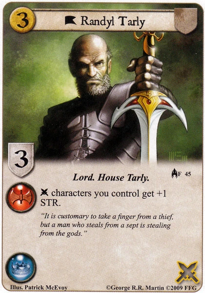 Randyl Tarly (KotS) | CardGuide Wiki | Fandom