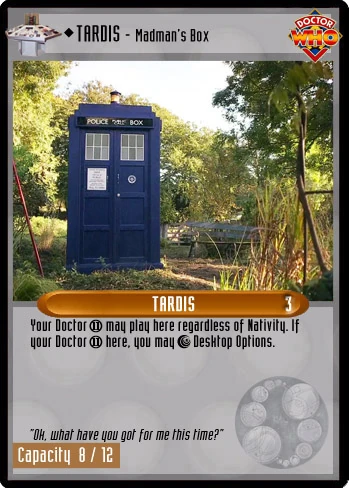 TARDIS - Madman's Box (DoG) | CardGuide Wiki | Fandom