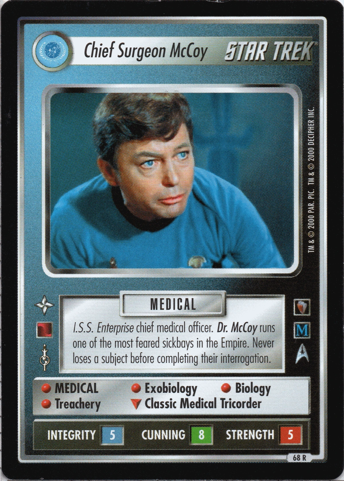 Chief Surgeon McCoy (MM) | CardGuide Wiki | Fandom