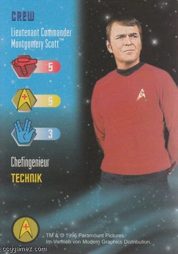 Lieutenant Commander Montgomery Scott (ST) (DE) | CardGuide Wiki | Fandom