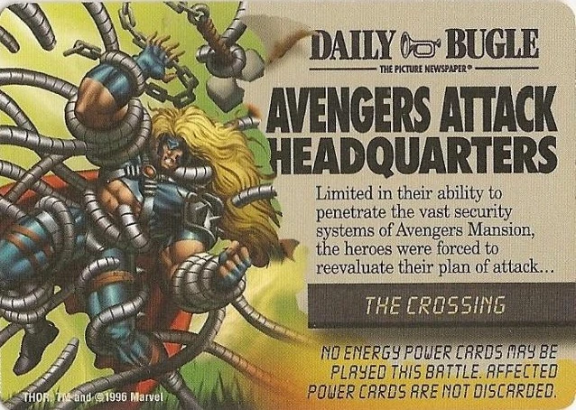 The Crossing - Avengers Attack Headquarters (MCOP) | CardGuide Wiki ...