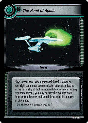 The Hand of Apollo (TItW) | CardGuide Wiki | Fandom