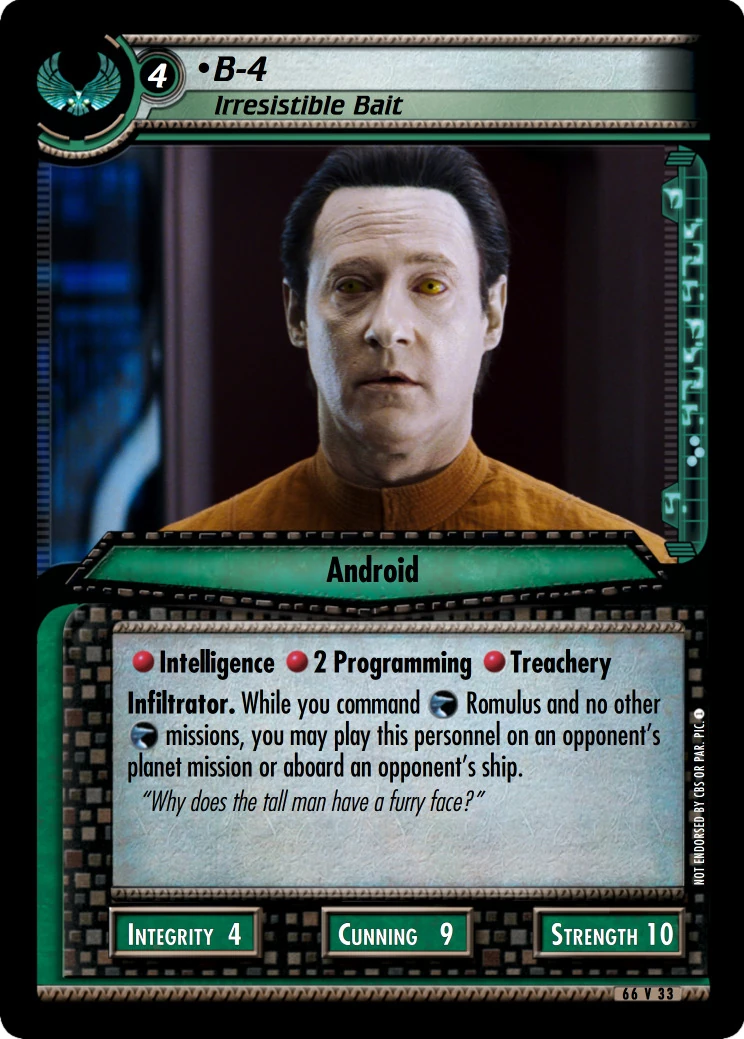 B-4 - Irresistible Bait (WNOHGB) | CardGuide Wiki | Fandom
