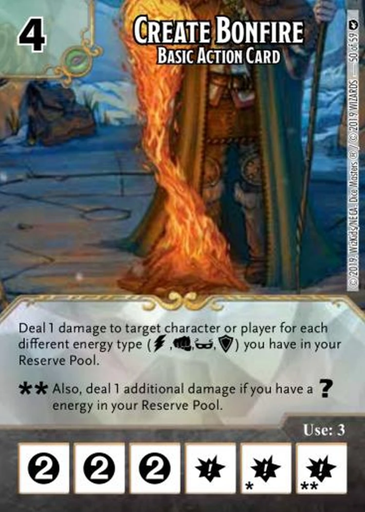 Create Bonfire - Basic Action Card (TIWCB) | CardGuide Wiki | Fandom