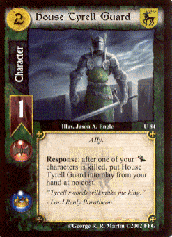 House Tyrell Guard (WE) | CardGuide Wiki | Fandom